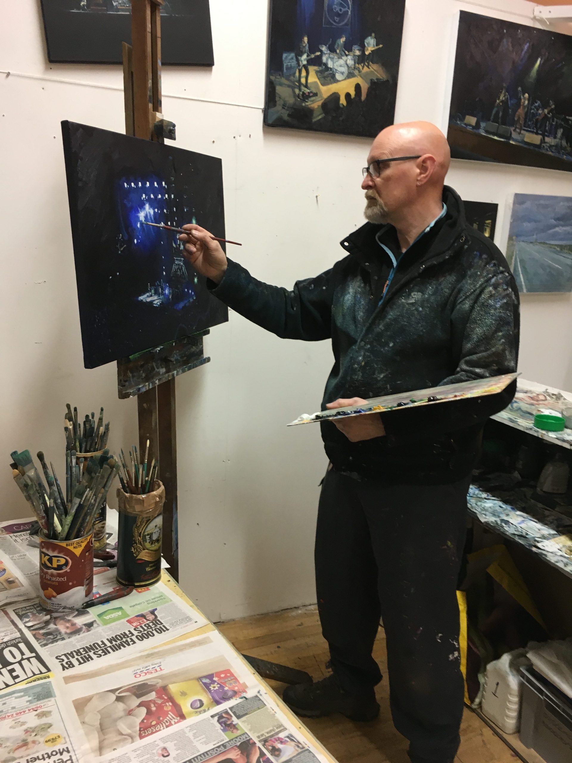 Pete Marsh Art - Music > To paint or not to paint…that is the question!