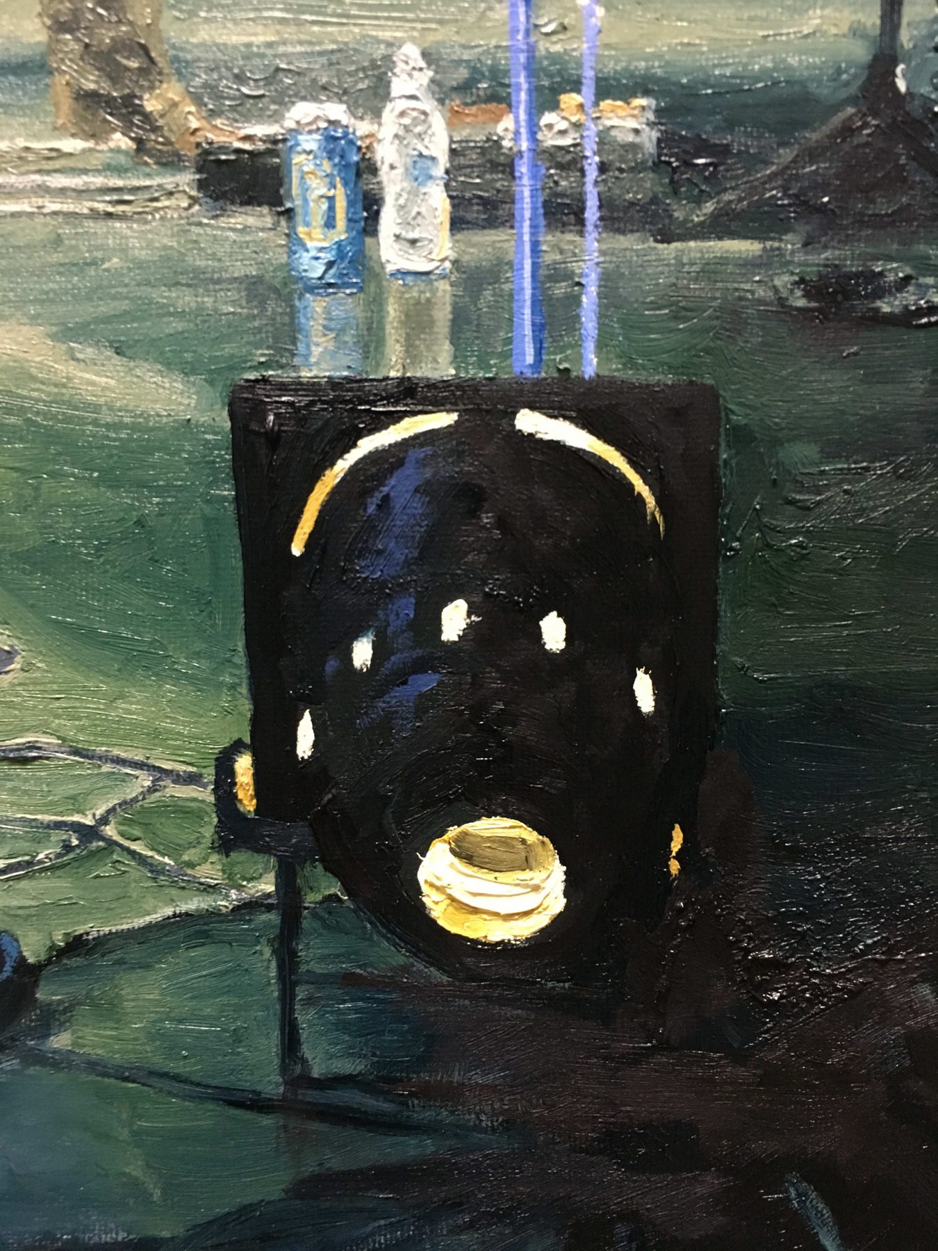 Pete Marsh Art - Painting > The progress of an oil painting..