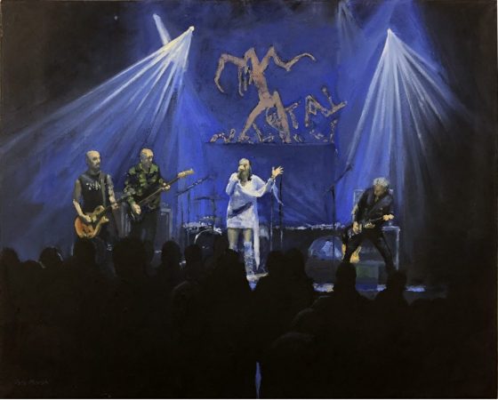 Pete Marsh Art - Music Art - Painting > Skeletal Family